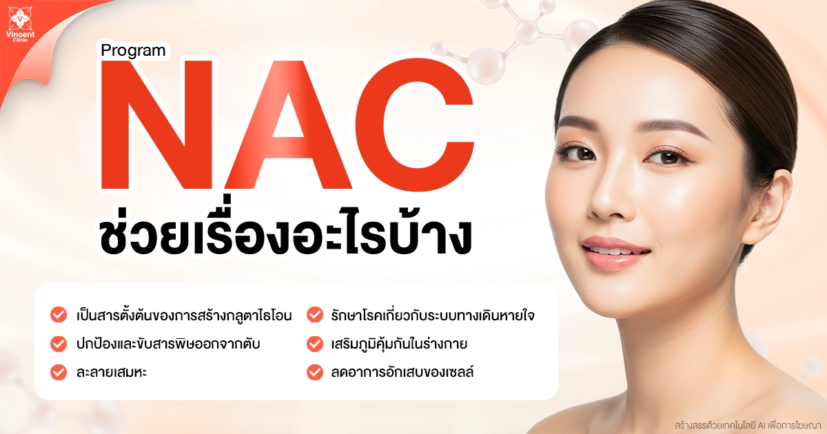NAC (N-Acetylcysteine) คืออะไร ช่วยเรื่องอะไรบ้าง ราคาเท่าไหร่ ...